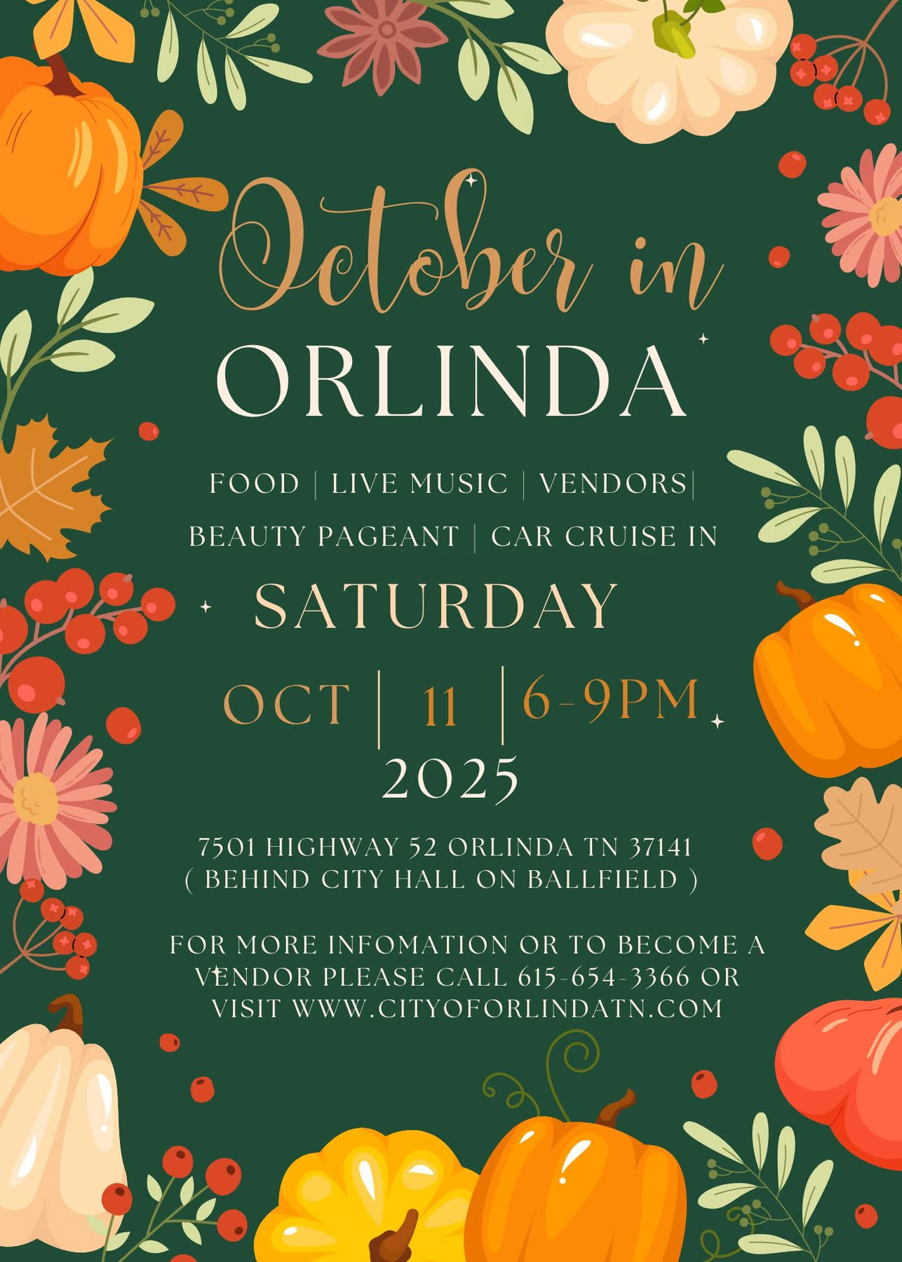 October in Orlinda - Experience Robertson County